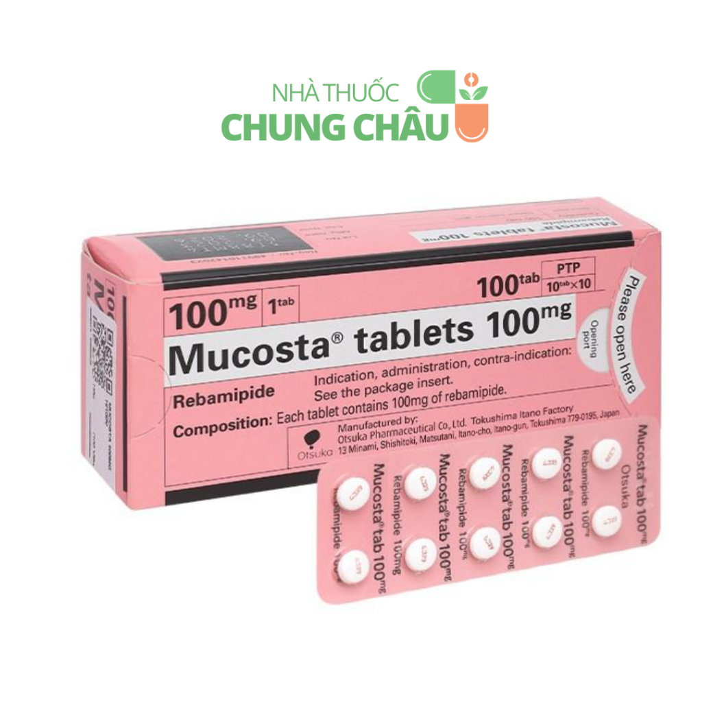 Thuốc Mucosta Tablets 100mg: Điều trị loét dạ dày và viêm niêm mạc dạ ...